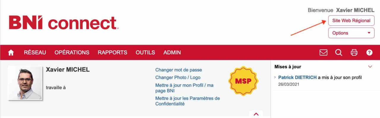 Intégration d’une vidéo dans son profil BNI Connect | BNI Alsace